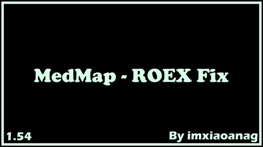 MedMap – ROEX Fix v1.0 (1.54) | ETS2 mods