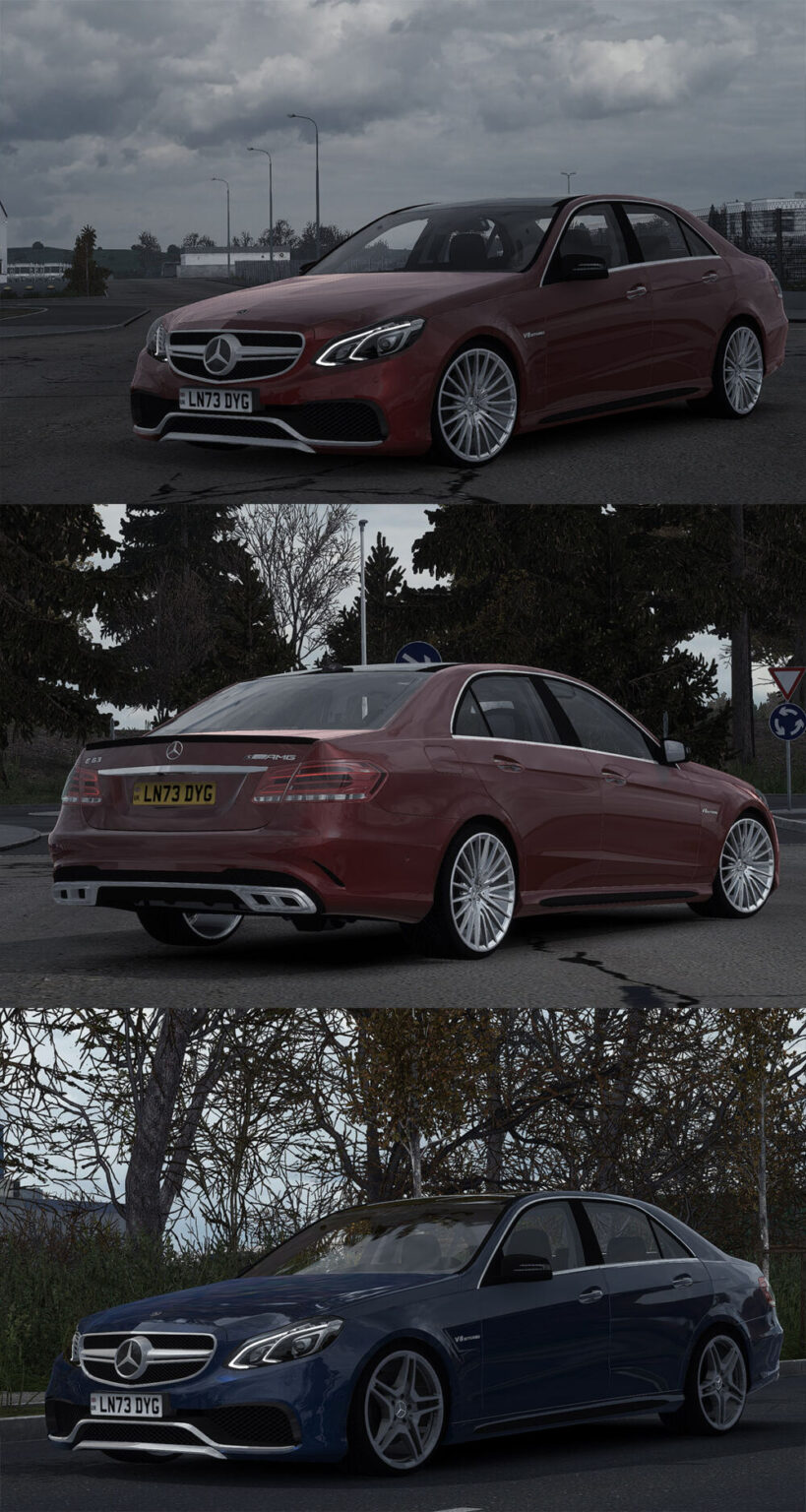 Mercedes-Benz W212 2016 E63 AMG S V5.0 1.54 | ETS 2 mods