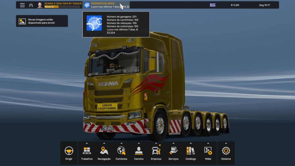 PROFILE SCANIA S 2016 12X4 SIGOUSS89 BY RODONITCHO MODS 1.0 1.54 15 04 2025 | ETS 2 mods