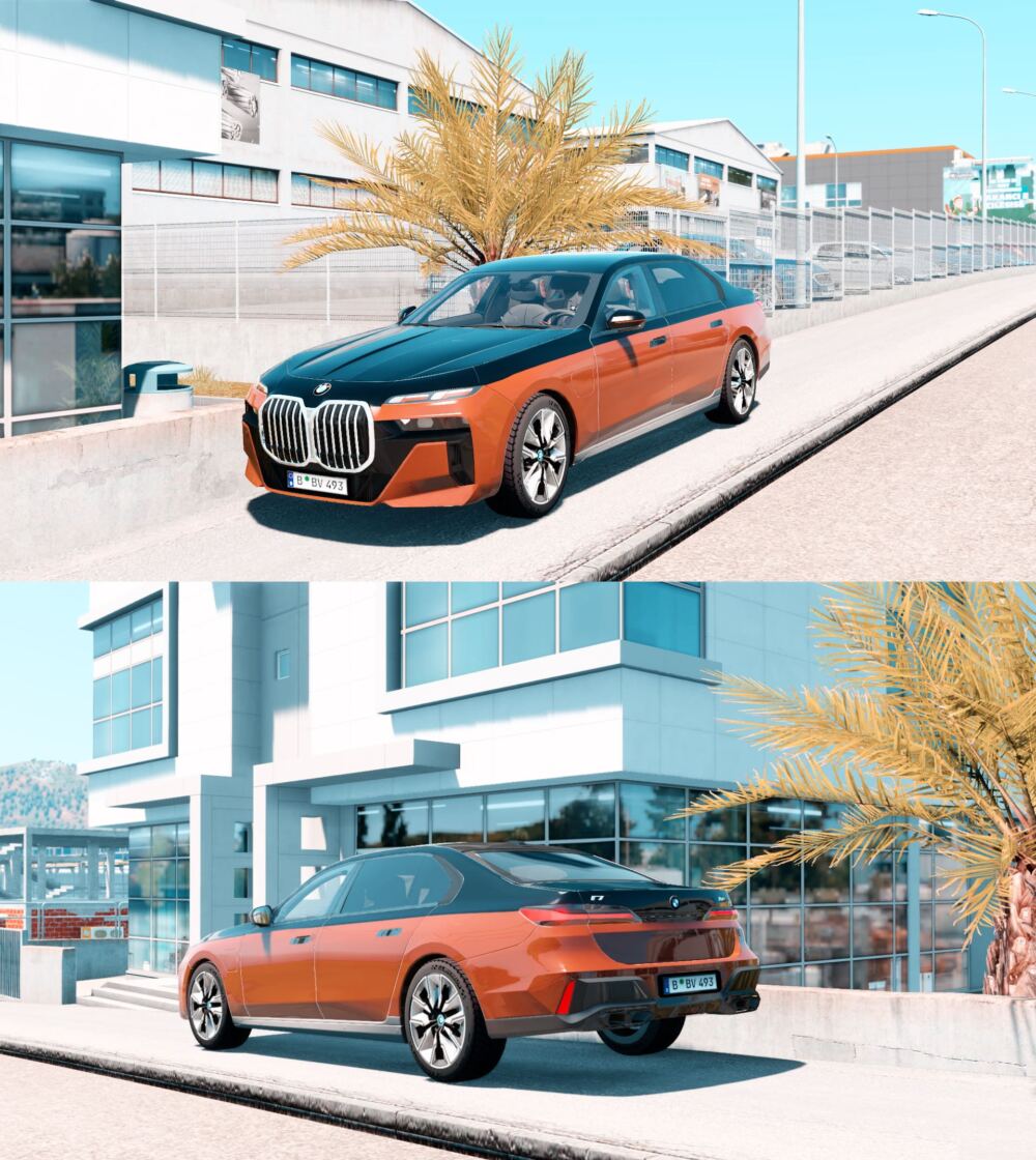 2024 BMW i7 M70 1.5 1.54x | ETS 2 mods