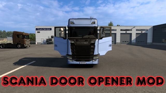 AIE Scania Door Opener Mod v1.1 | ETS 2 mods