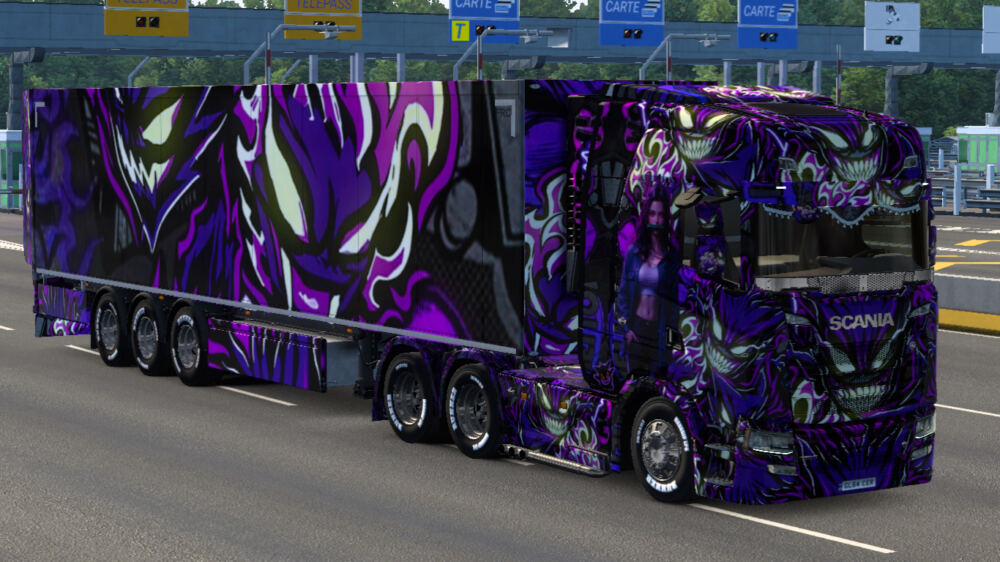scania ng skin | ETS2 mods