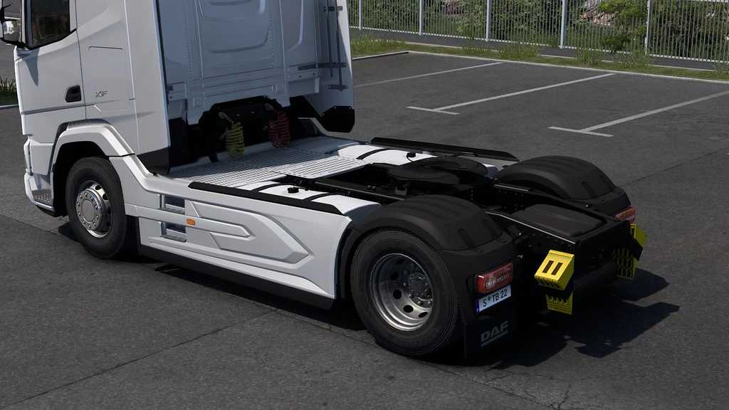 3800 mm FT Chassis for DAF XF 2021 v1.0 | ETS 2 mods