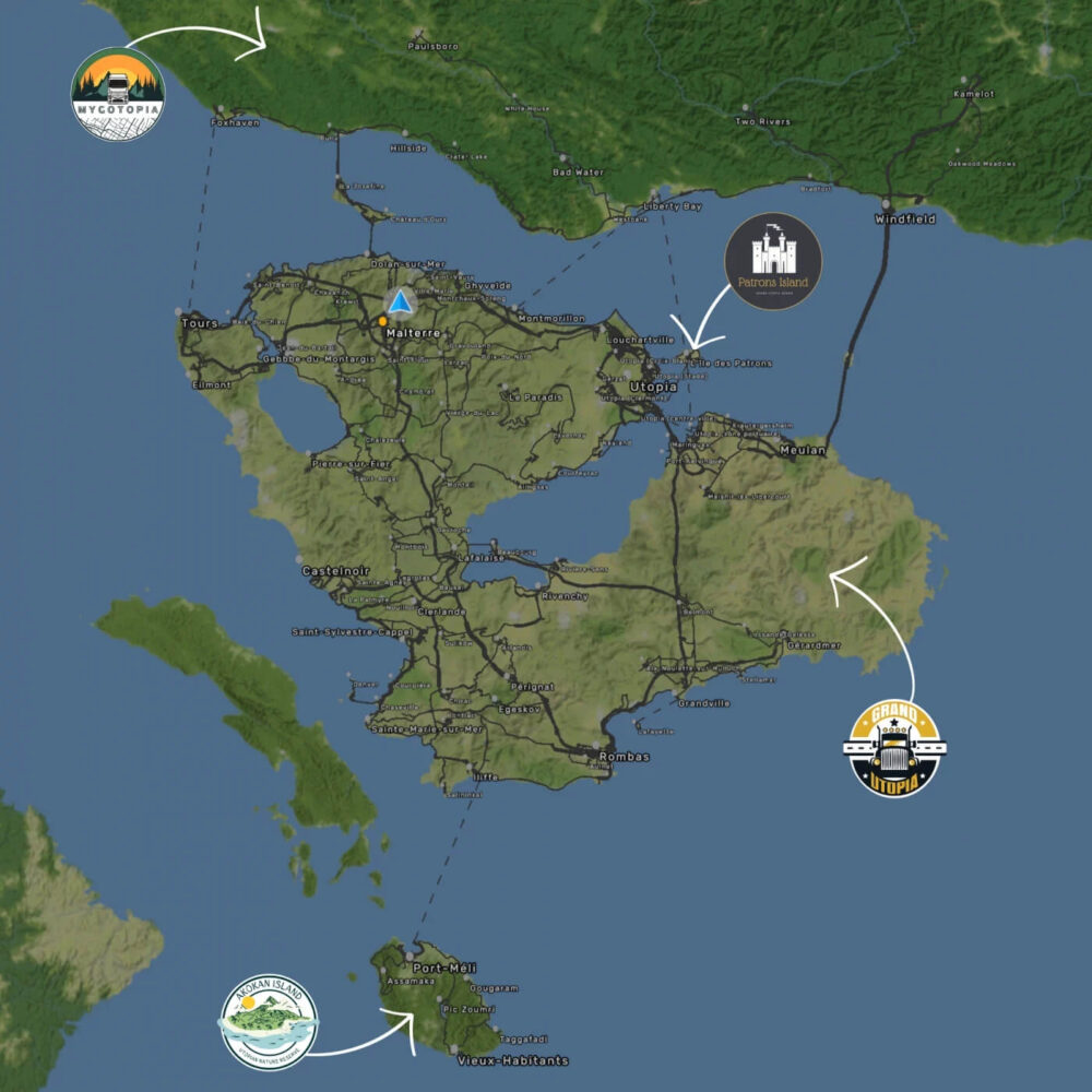 Grand Utopia Map v1.18 | ETS 2 mods