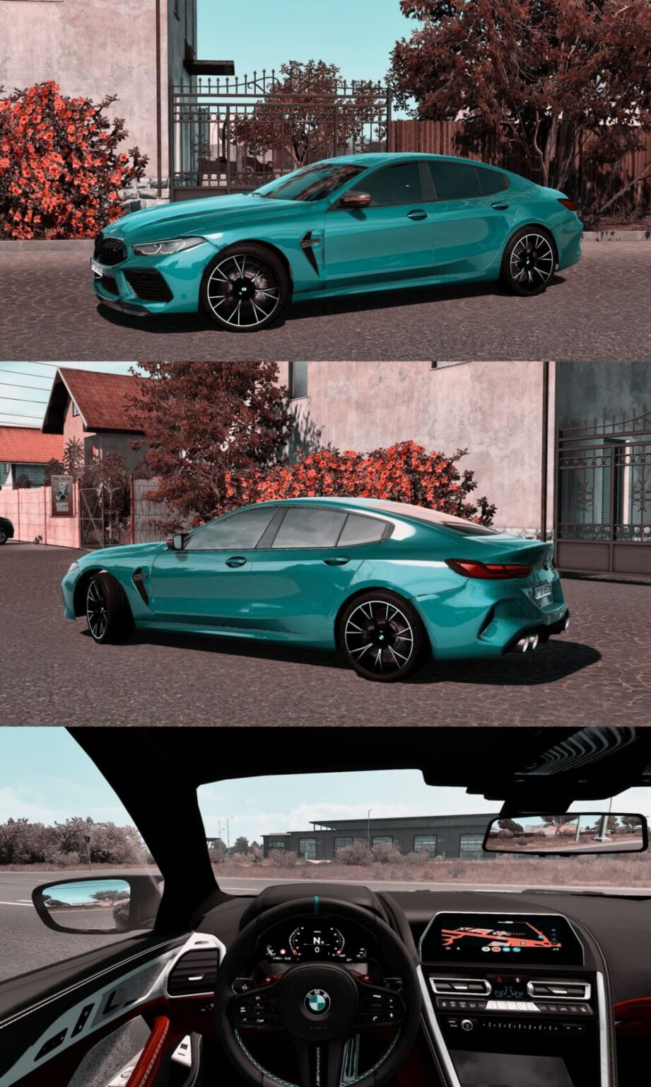 2022 BMW M8 Competition G16 3.2 1.55x | ETS 2 mods