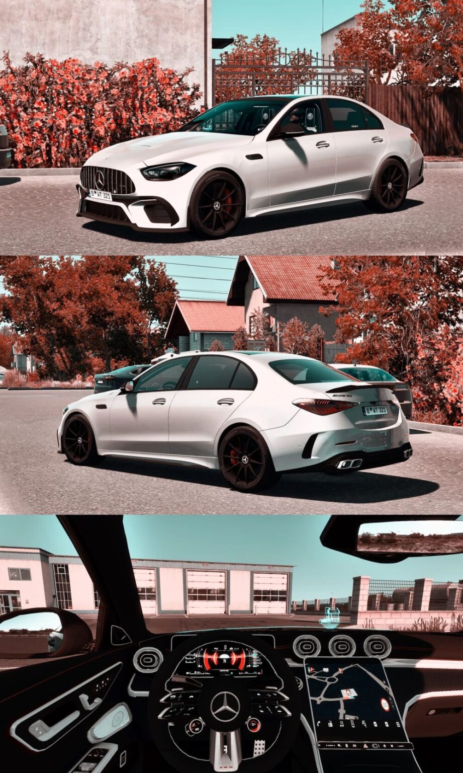 2024 Mercedes-Benz C-Class AMG C 43 1.1 1.55x | ETS 2 mods