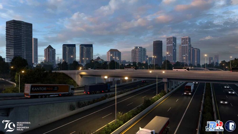 JRR (Java Road Revolution) – Indonesia Map v0.85a (1.55) | ETS 2 mods