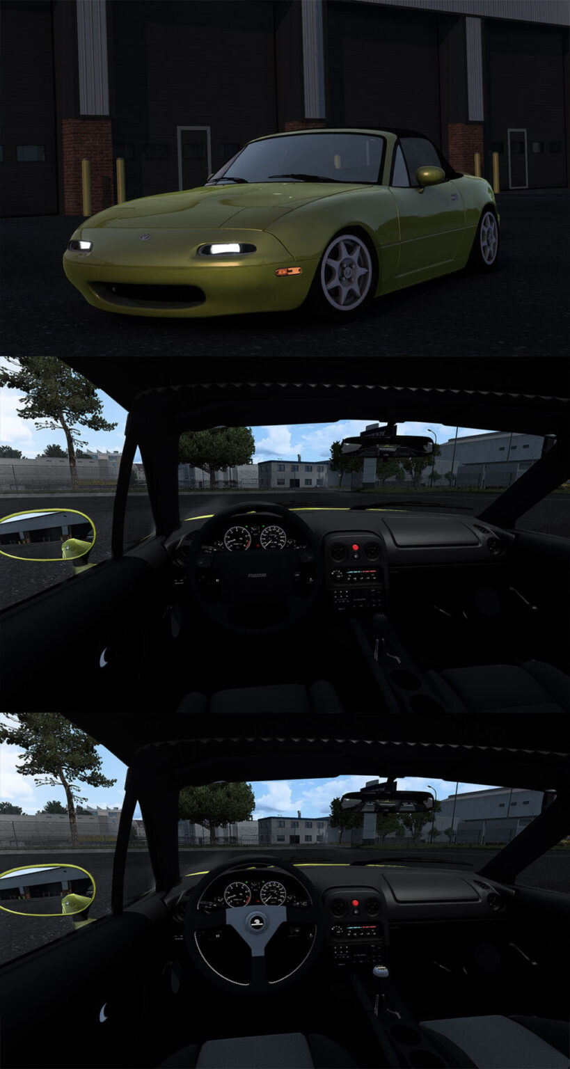 Mazda MX-5 Miata NA V2.0 1.55 | ETS 2 mods