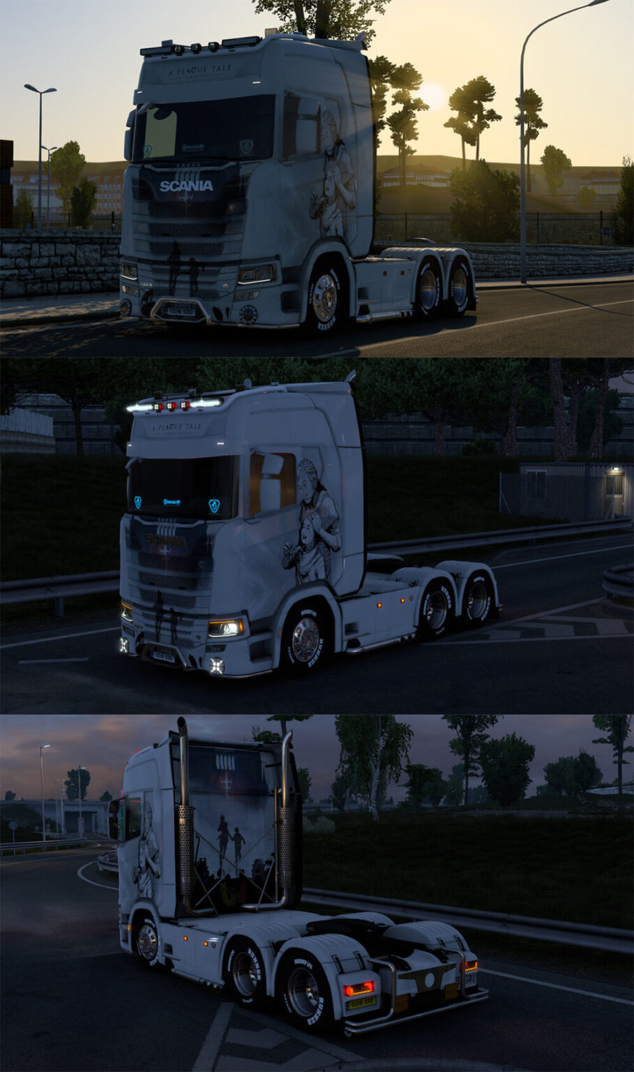 Scania A Plague Tale: Innocence Skin 1.55 Update | ETS 2 mods