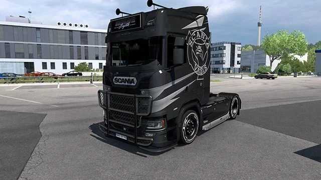 Scania Silver Grey Skin v1.0 | ETS 2 mods