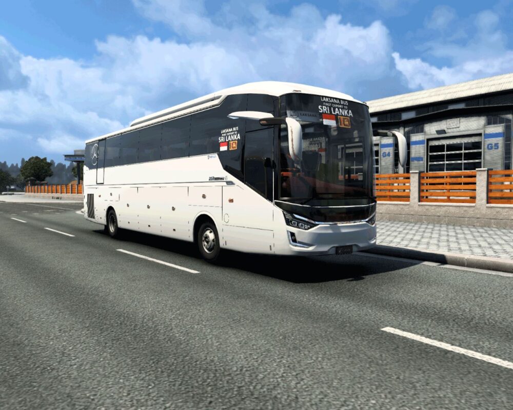 Sri lanka laksana bus skin | ETS 2 mods
