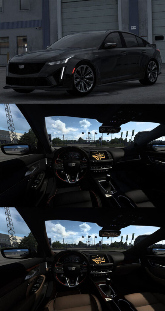 Cadillac CT5-V Black Wing 2022 V1.9 1.55 | ETS 2 mods