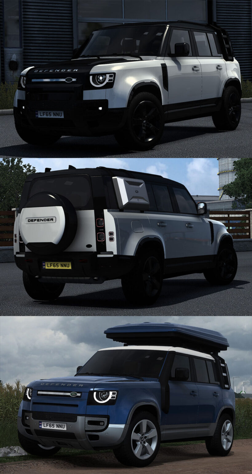 Land Rover Defender 110 2023 L663 V1.6 1.55 | ETS 2 mods