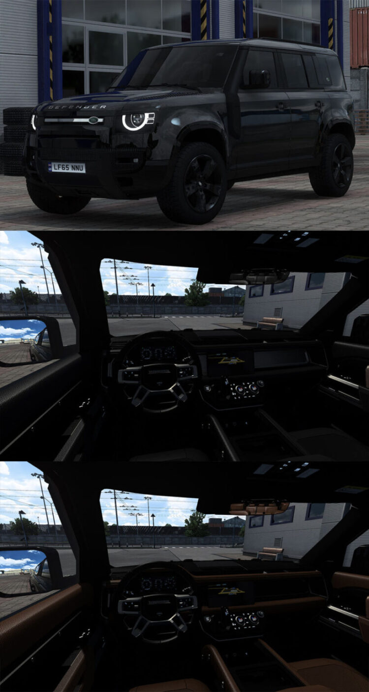 Land Rover Defender 110 2023 L663 V1.6 1.55 | ETS 2 mods