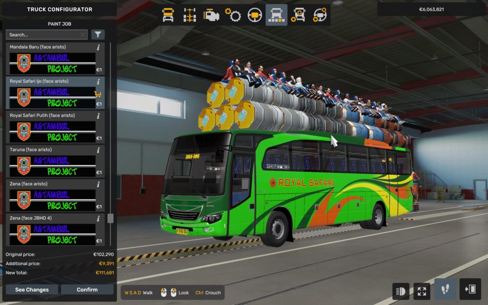 Overloaded Bus Travego Mod Pack ETS2 1.43 TO 1.55 | ETS 2 mods