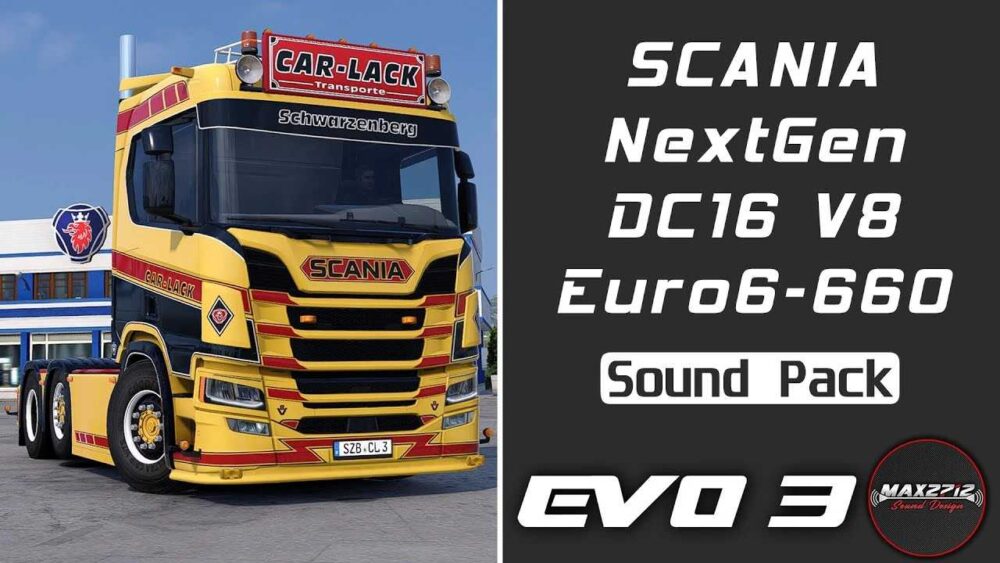 2022 Scania NextGen 660 DC16 V8 Sound Pack v1.0 (1.56) | ETS 2 mods