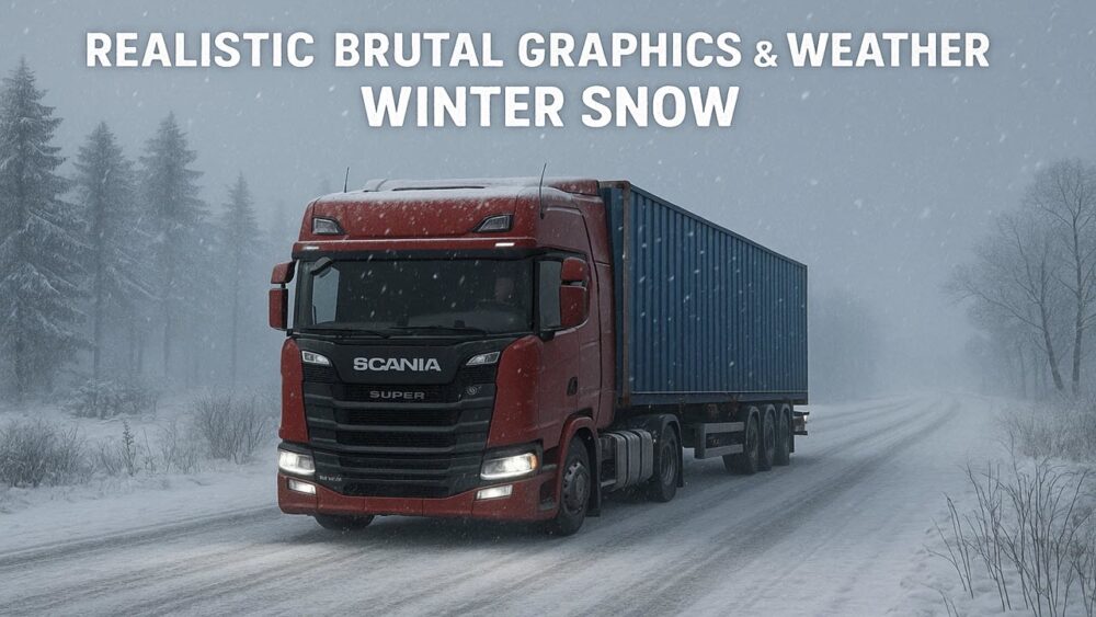 Realistic Brutal Graphics And Weather | ETS 2 mods