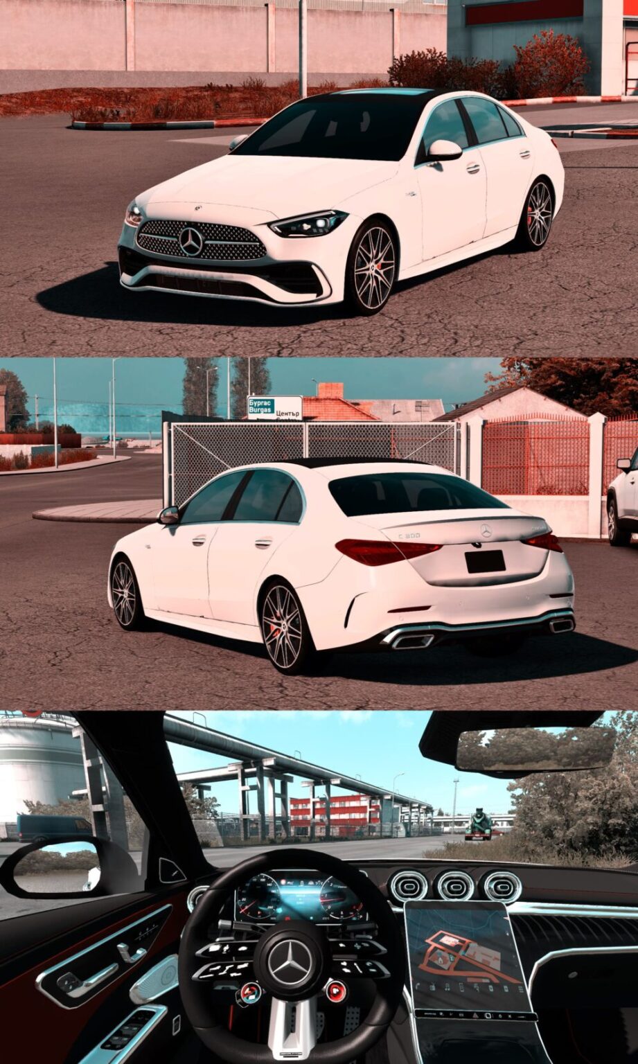 Mercedes-Benz C300 4Matic (W206) 1.0 1.56x | ETS 2 mods