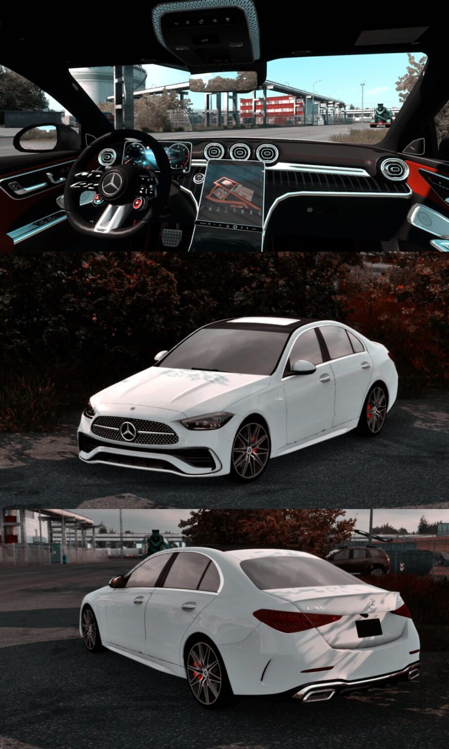 Mercedes-Benz C300 4Matic (W206) 1.0 1.56x | ETS 2 mods
