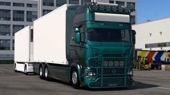 Scania R999 Sarantos + Trailer v1.56 | ETS 2 mods