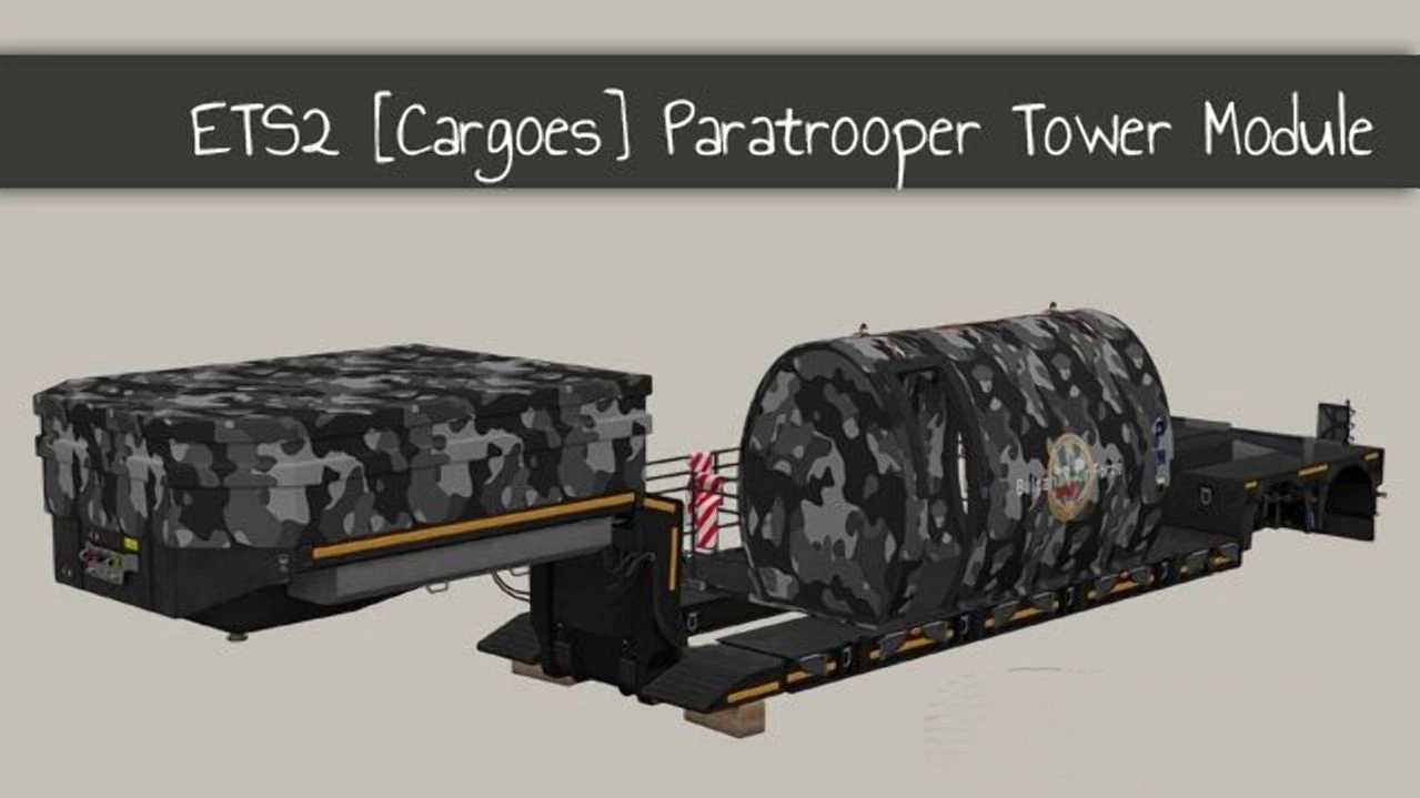 Paratrooper Training Tower Module v1.57 | ETS 2 mods