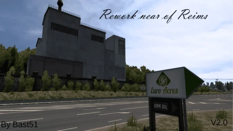 Rework near of Reims | ETS 2 mods