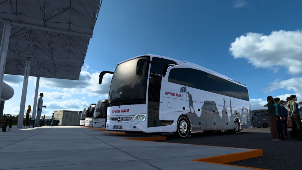 Afyon Kale Tourism Bus Wrap Bus Skin Modu İndir | ets2.tr
