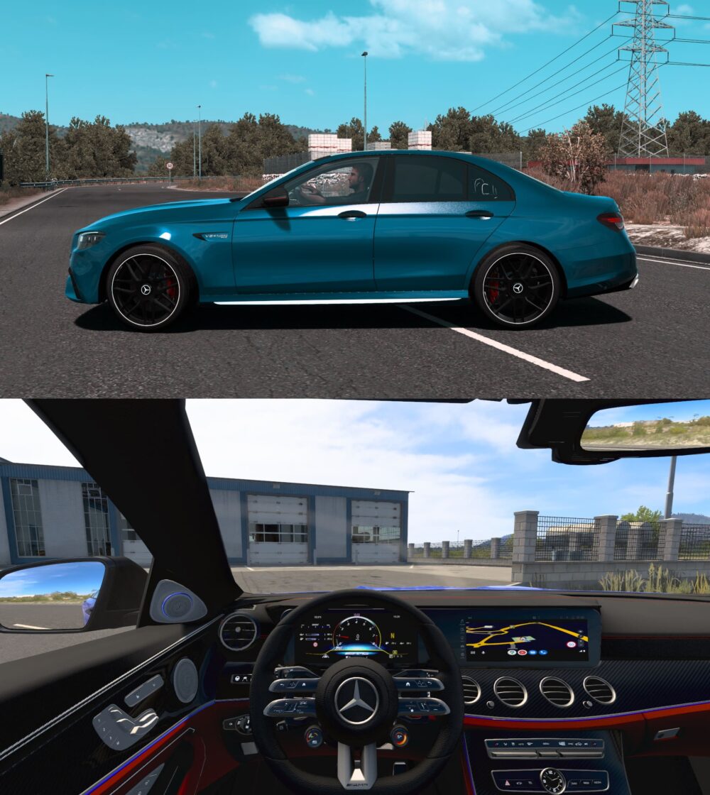 2023 Mercedes-Amg E63 S 1.5 1.57x | ETS 2 mods