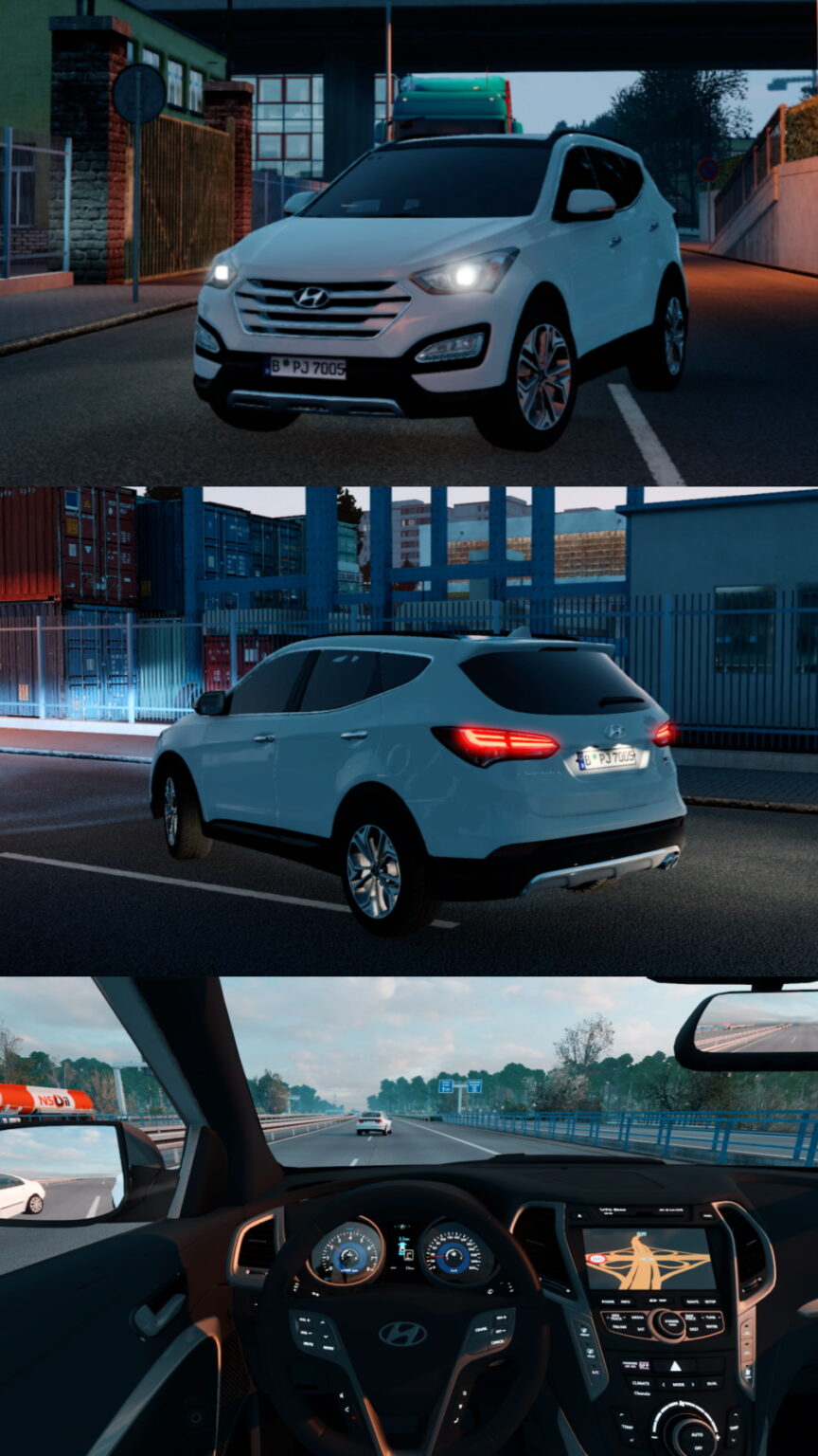 Hyundai Santa Fe 2014 1.5 1.57x | ETS 2 mods
