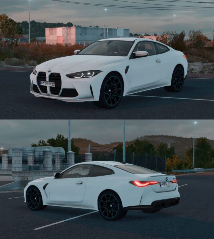 2022 BMW M4 G82 Competition 2.2 1.57x | ETS 2 mods