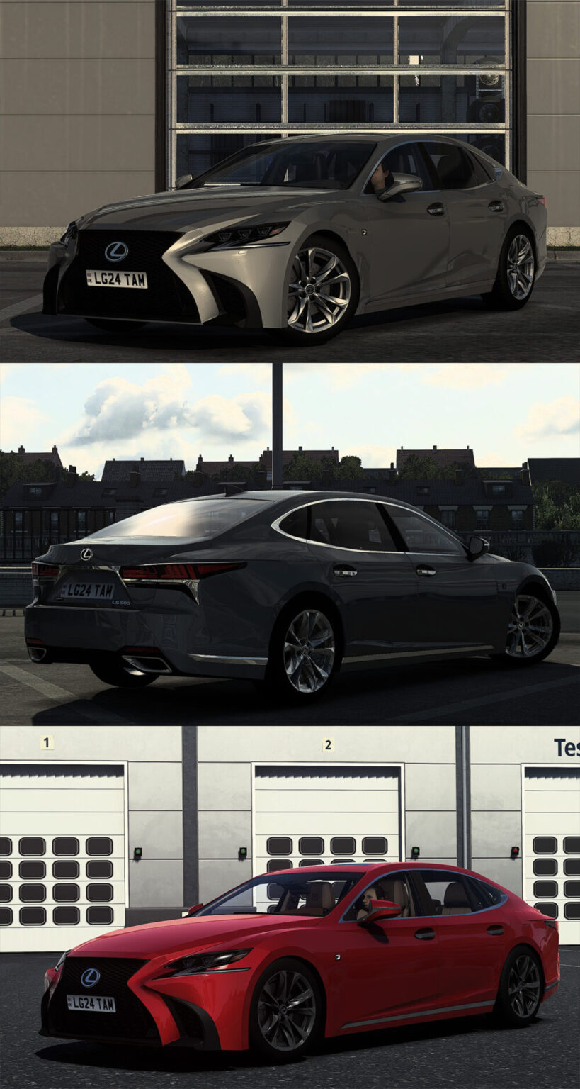 Lexus LS 500 F-Sport 2018 V2.0 1.57 | ETS 2 mods