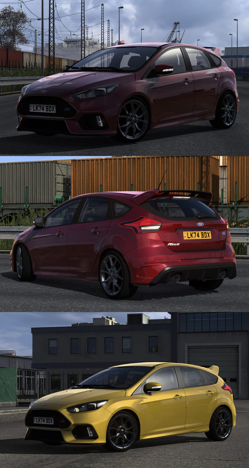 Ford Focus RS Mk3 2017 V3.0 1.57 | ETS 2 mods
