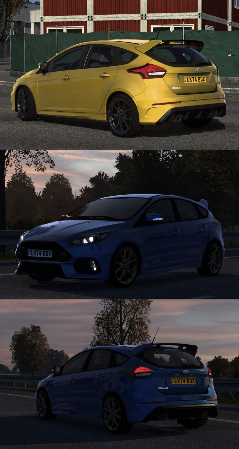 Ford Focus RS Mk3 2017 V3.0 1.57 | ETS 2 mods