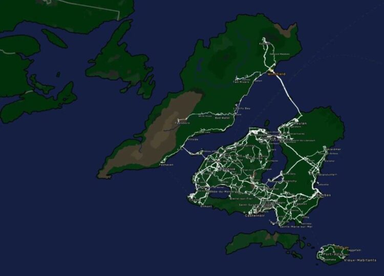 Global Background Map – Grand Utopia+ v2.6.1 | ETS 2 mods