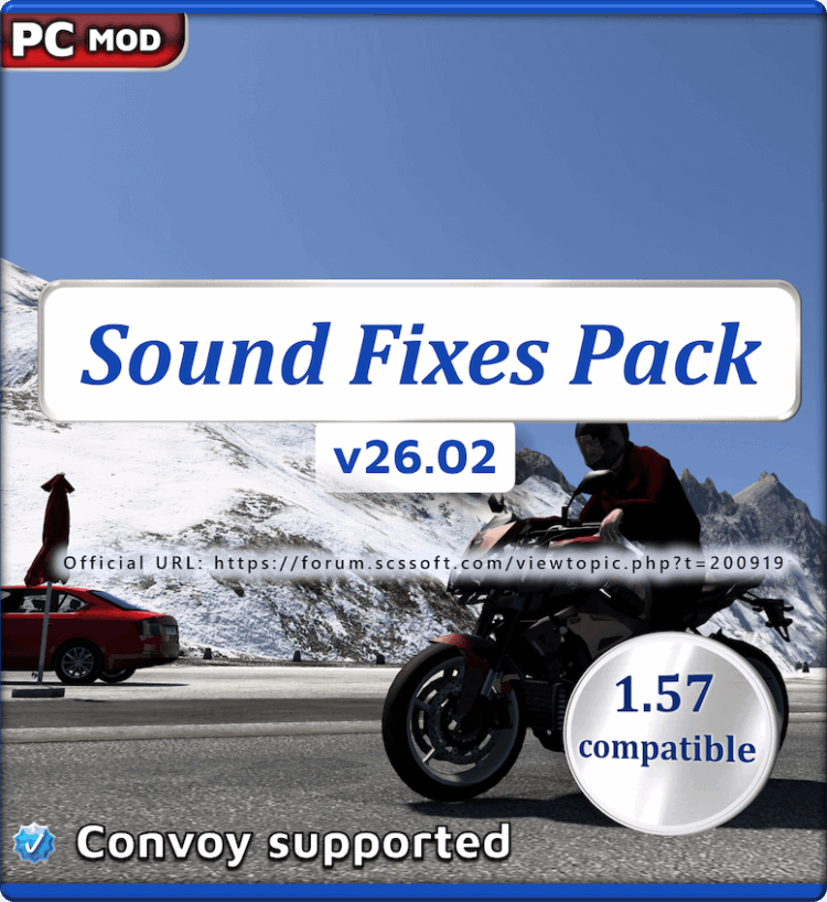 Sound Fixes Pack v26.02 | ETS 2 mods