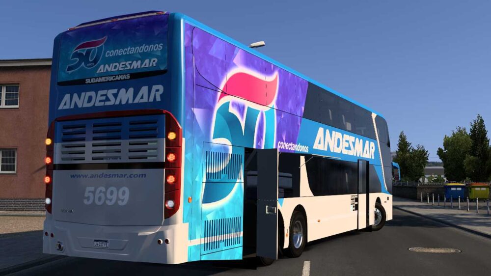 Sudamericanas F50 IV DP 6×2 Scania v1.7 [1.57] | ETS 2 mods
