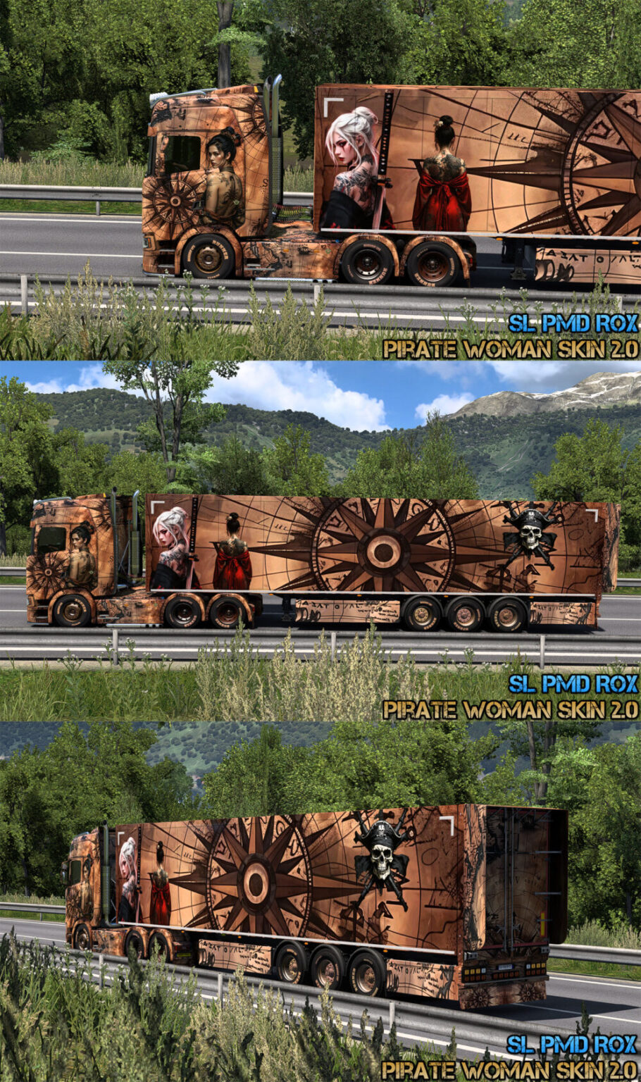 Pirate Woman Skin 2.0 | ETS 2 mods
