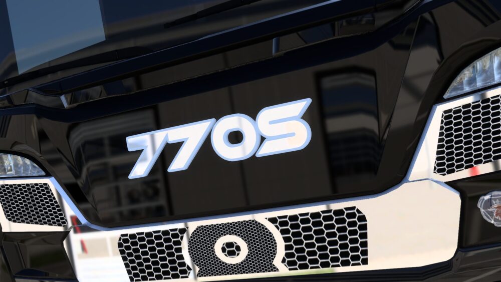 770S LED WHITE CHROME SCANIA | ETS 2 mods