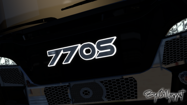 770S LED WHITE CHROME SCANIA | ETS 2 mods