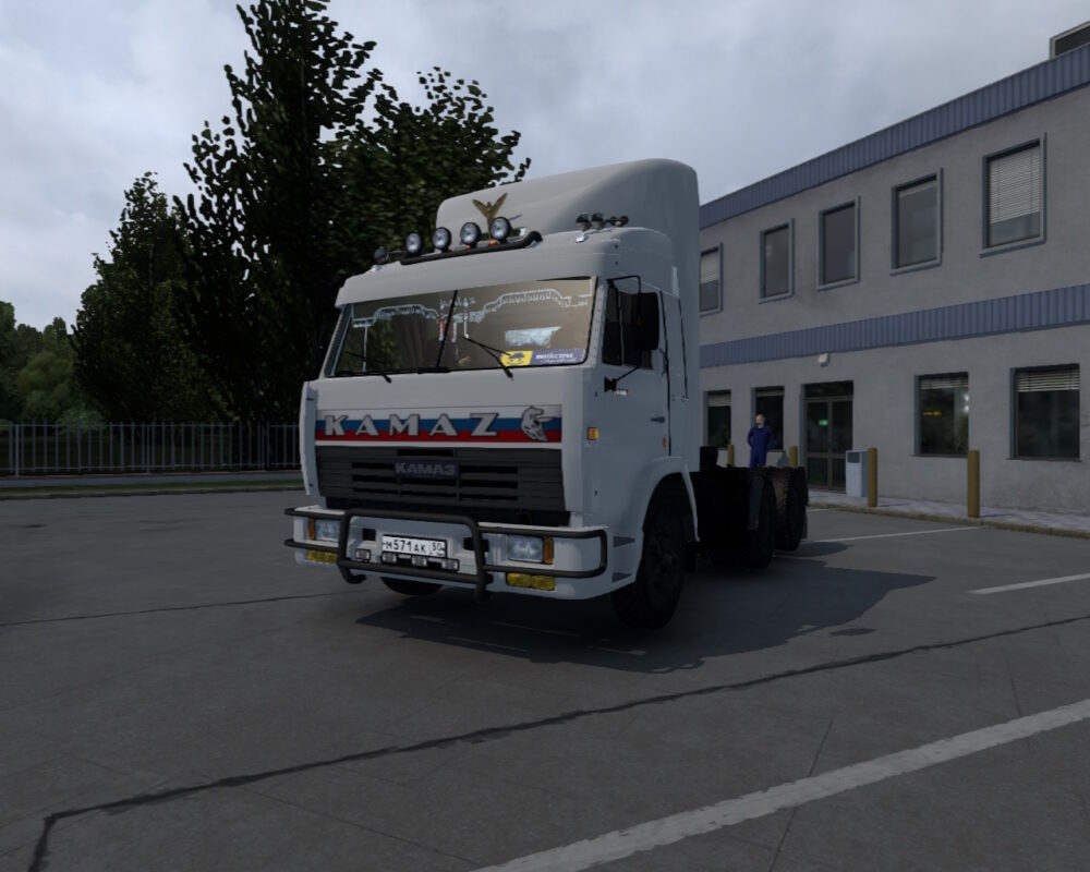 Kamaz-54115 by Oleg ETS2 1.57 | ETS 2 mods