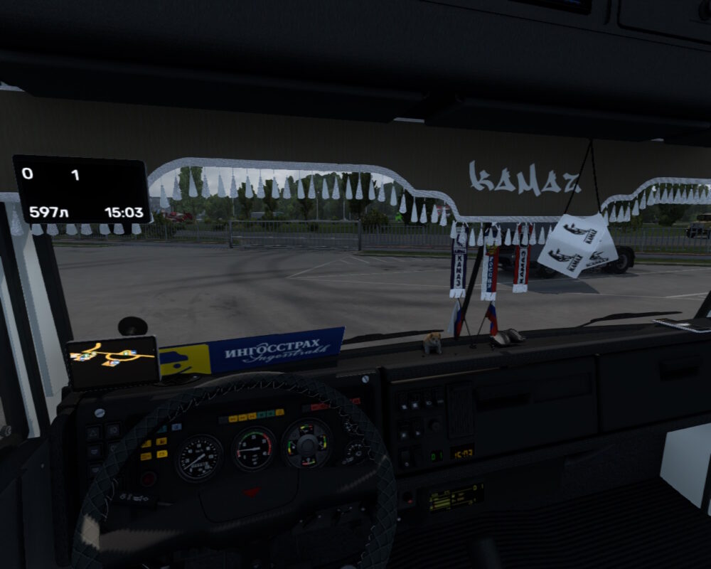 Kamaz-54115 by Oleg ETS2 1.57 | ETS 2 mods