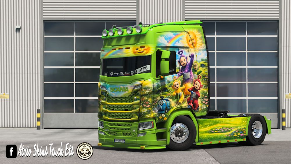 Skin teletubbies | ETS 2 mods