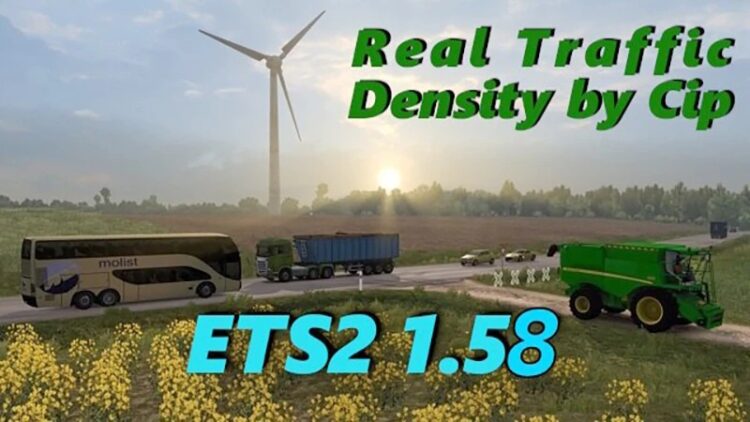 Real Traffic Density v1.58 | ETS 2 mods