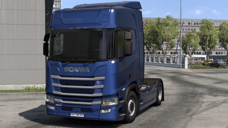 Scania NG S/R Complete Front Plate v1.58 | ETS 2 mods