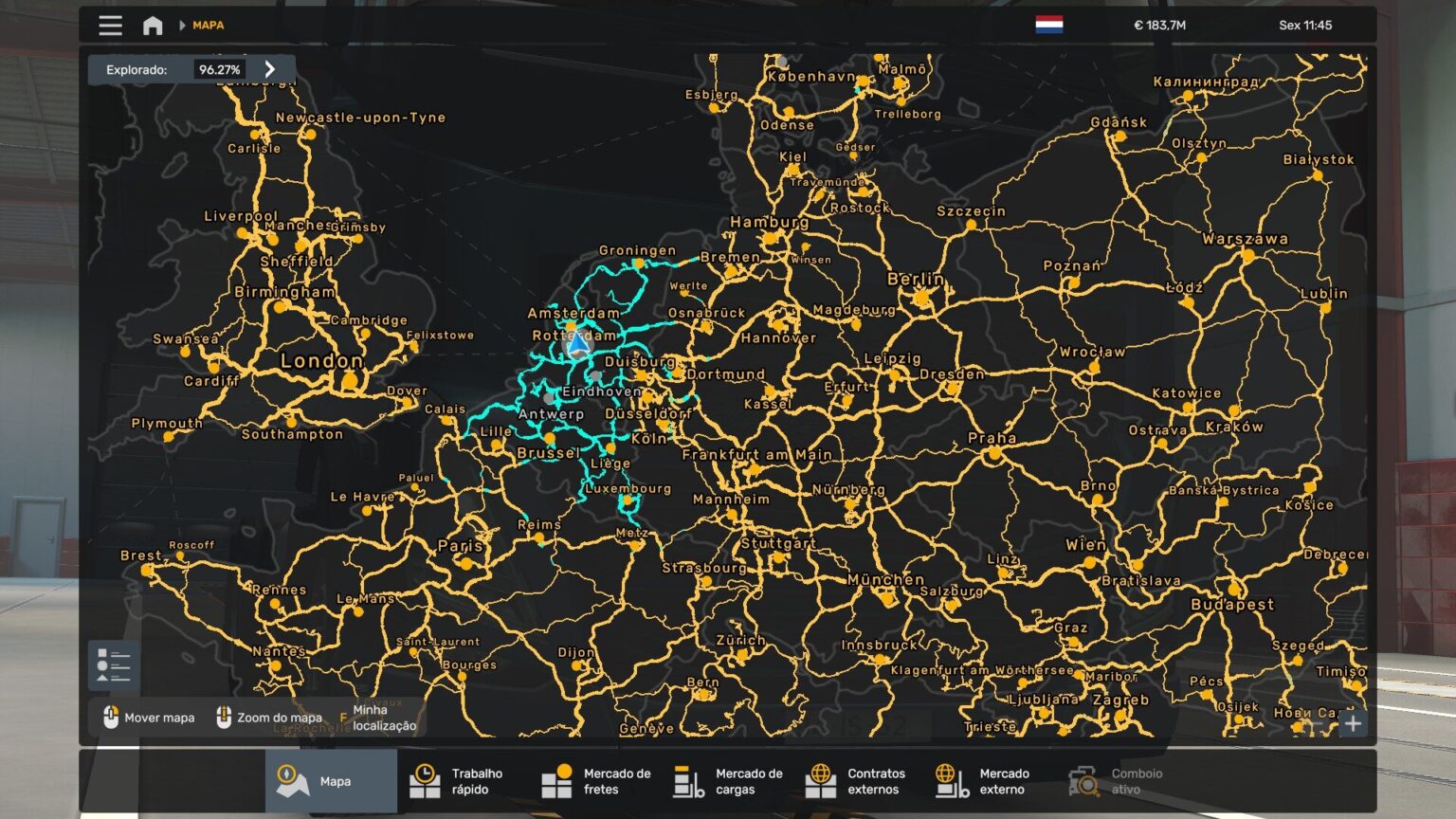 UNDISCOVERED MAP + ULTRA ZOOM ETS2 BY RODONITCHO MODS 1.0 1.40 1.60 04 ...